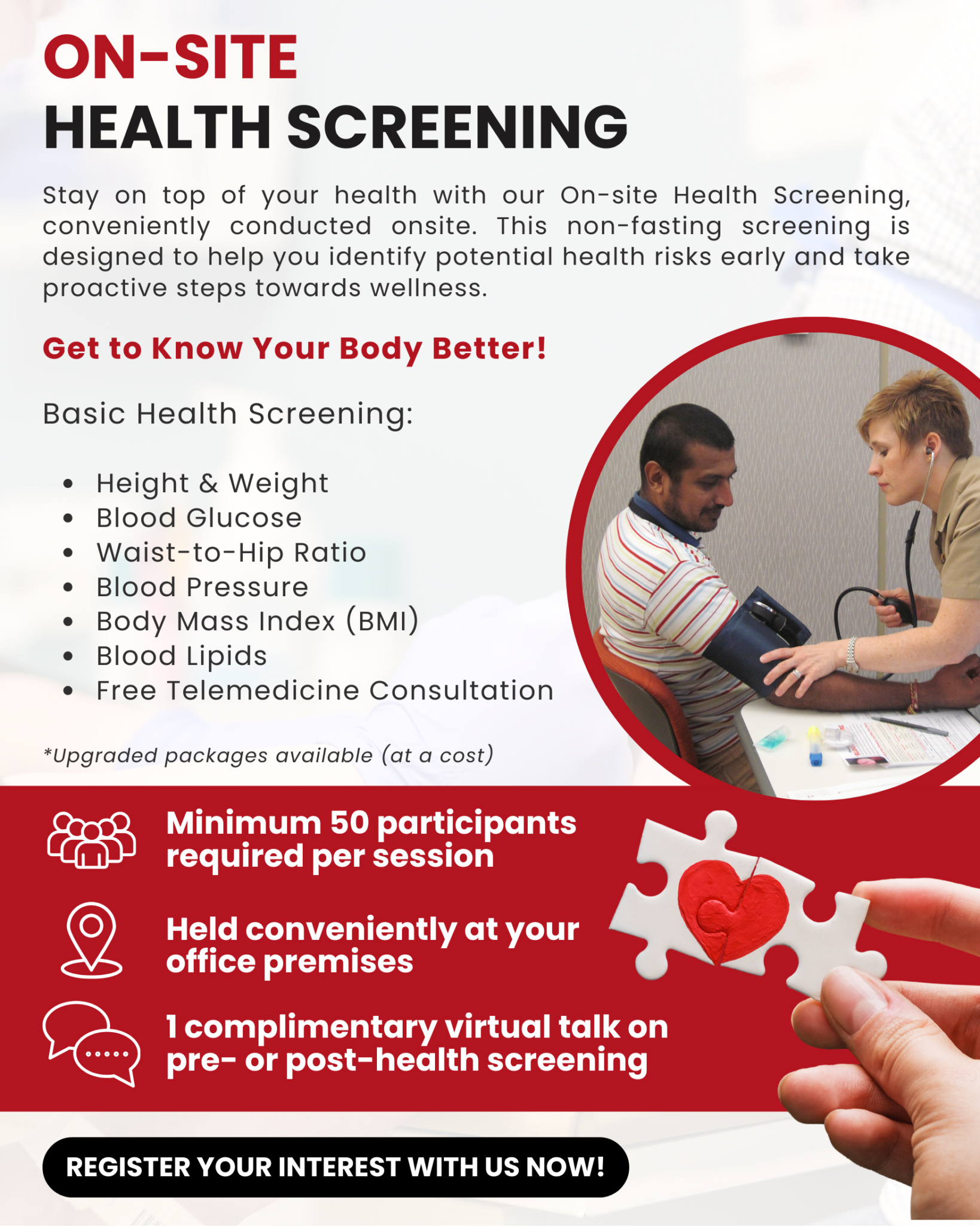 Corporate On-Site Health Screening - AKG Singapore